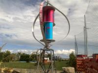 China Large Vertical Axis Maglev Wind Power Generator with 3 Blades , HECO-3000 for sale