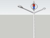 China Solar Wind Powered Street Lights with Double Arm , 7m/s wind speed for sale