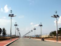 China 60W Wind Solar Hybrid Street Light System 24V Input Shoesbox LED Street Light for sale