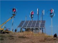 China Honor ECO Maglev Vawt Wind Solar Hybrid Power System For Remote Area Telecom Station for sale