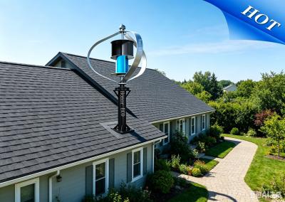 China Heco Roof Mounted Off Grid Wind Turbine Magnetic Levitation Generator for sale