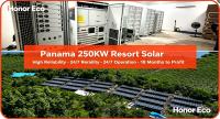 China 250KW Off Grid Solar Power System for Panama 5-Star Island Resort | Honor Eco for sale