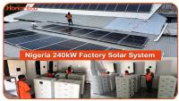 China Honor Eco 240KW Off Grid Industrial Solar Power System for Nigeria Factory, Complete Solar Energy Storage System with Lithium Battery Pack for sale
