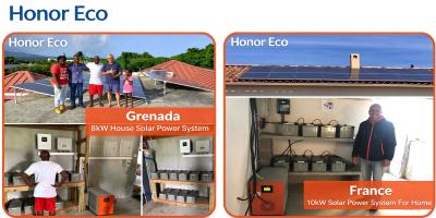 China HEC-8KW & HEC-10KW Off Grid Home Solar Power System | Honor Eco Residential Solar Kit for sale