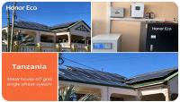 China Honor Eco 20KW Single Phase Off Grid Solar Power System For Home Tanzania Residential Use for sale
