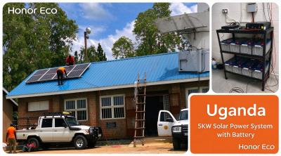 China Honor Eco Complete 5KW Standalone Solar Kit With Battery for African Rural Home and Office for sale