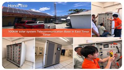 China Honor Eco 100KW Off Grid Solar Energy Storage System for Telecommunication Base Station for sale