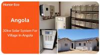 China Honor Eco 30KW Off Grid Solar Energy Storage System for Angola Village Electrification Project for sale