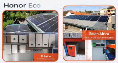 China Honor Eco 24KW Off Grid Solar Power System with Lithium Battery for Philippines Rooftop Villa Project for sale
