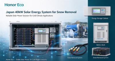 China Honor Eco HEC-40000-HY-JP 40kW Hybrid Solar Energy System for Snow Removal Project in Japan for sale