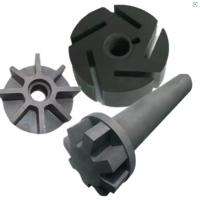 China Custom Degassing Carbon Graphite Rotor Wear Resistance For Aluminum Industry for sale