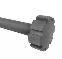 China OEM ODM High Density Degassing Graphite Rotor And Shaft Industrial Grade for sale