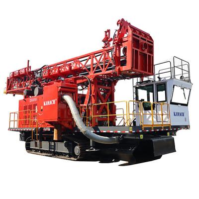 China CAT C18 Engine KY-250D Rotary Drill Rig 40m³/min Air Compressor Displacement for sale