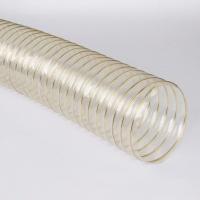 China TPU Flexible Hose Fiber Braided Conduit Rubber Braid Transparent Duct Pipe -40℃ to 100℃ for sale