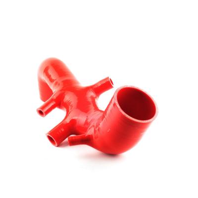 China Red Silicone Turbo Intake Hose 55-75 Shore A Custom Molding Service for sale