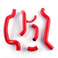 China Custom Silicone Radiator Coolant Hose Moulding Service -55C to 250C 55-75 Shore A for sale