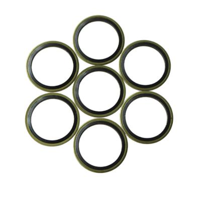 China Bonded Sealing Washer Metal Rubber Ring NBR Gasket -40 to 125C 45-65 Shore A for sale