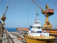 China 40t Single Jib Floating Dock Crane Running On Rail For Lifting Ship Parts for sale