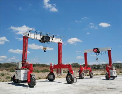 China Single Girder Hydraulic Drive RTG Mobile Gantry Crane Customized With 5m~20m Span for sale