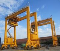 China Double Girder Container RTG Mobile Gantry Crane With 10m~40m Span for sale