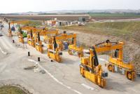 China 50t Load RTG Mobile Gantry Crane For Construction Factory, Customized Design for sale