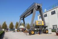 China Rubber Tired Gantry Crane For Lifting Concrete Beam With Long Working Time for sale