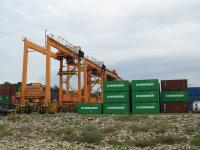 China RTG Mobile Gantry Crane Customized Design For Lifting 20ft~40ft Containers In Port for sale