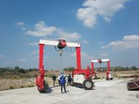 China Single Girder Mobile Gantry Crane With 5t Load Capacity In Factory And Workshop for sale