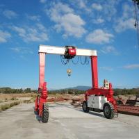 China RTG Mobile Gantry Crane 10t Load With 5m Span Lifting Machine Or Equipment for sale