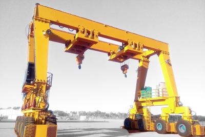 China RTG Mobile Gantry Crane 5t~200t Load Capacity Outdoor With Heavy Duty for sale