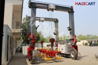 China Length 30m Width 4.5m Steel Plate Will Lift By Mobile Gantry Crane for sale