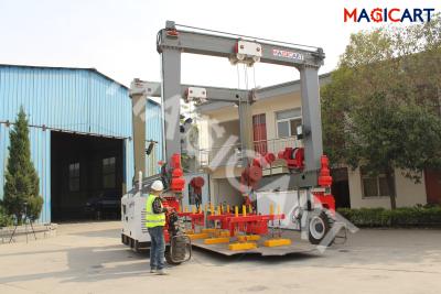 China High Temp Steel Plate Magnetic Spreader And Mobile Gantry Crane Trafrom Workshop To Workshop for sale