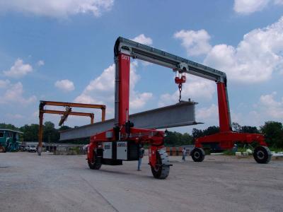 China RTG Rubber Tired Single Beam Gantry Cranes Customized for sale