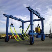 China 20t ~500t Capacity Mobile Boat Hoist Marine Travel Lift for sale