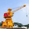 China Shipyard PLC Floating Dock Crane Marine Crane Lifting Capacity 5t~40t for sale