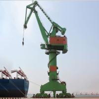 China Shipyard Container Portal Gantry Cranes 10 Ton-50 Ton Pedestal Jib Floating for sale