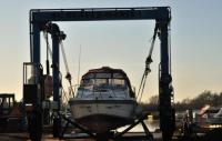 China Yacht Handing Hoisting Boat Yacht Marine Crane Travel Lift for sale
