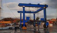China Customized Boat Yacht Hoist Crane Travel Lift 5 - 1000t for sale