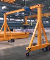 China Customized Workshop Portable Gantry Crane 5 Ton 380V 50Hz 3Phase for sale