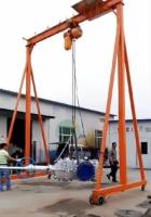 China Customized Workshop Portable Gantry Crane 5 Ton 380V 50Hz 3Phase for sale