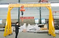 China SGS 1t~20t Portable Gantry Crane Electric Or Manual Travel Easy To Install for sale