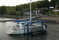 China Working Class A6-A7 Boat Hoist Crane 5ton - 1000Ton Capacity for sale