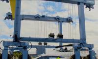 China CE ISO 300T 400T Boat Lifting Gantry Crane Rubber Tire Crane Easy Operation for sale