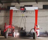 China ISO Steel Movable Mobile Gantry Cranes 10t Gantry Crane 15m-50m Span for sale