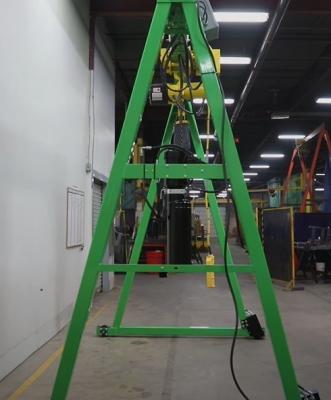 China Workshop Small Portable Gantry Crane 2m-10m Indoor Electric Or Manual Driven for sale