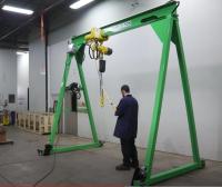 China Workshop Small Portable Gantry Crane 2m-10m Indoor Electric Or Manual Driven for sale