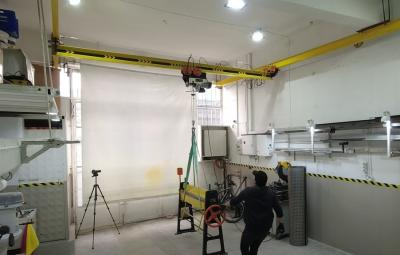 China Hand Pull Sliding Small Tonnage Single Girder Overhead Cranes 5~20m Span for sale