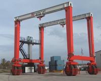 China Double Beam Movable Gantry Cranes Rtg Gantry Crane 15meters To 50meters Span for sale