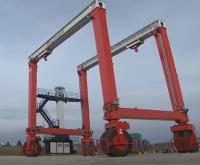 China Double Beam Movable Gantry Cranes Rtg Gantry Crane 15meters To 50meters Span for sale