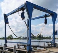China AC380V 50HZ  Boat Lifting Gantry Crane High Strength Protective Sling Belts for sale